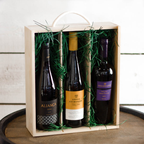 Trio : Portuguese Lover's Selection in Wooden Gift Box – D'Arcy Wines